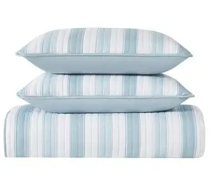 TRULY SOFT Aiden Stripe King 3 Piece Quilt Set