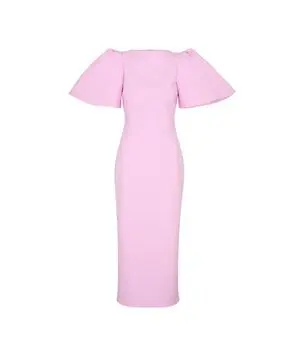 Solace London Lora Crepe Midi Dress