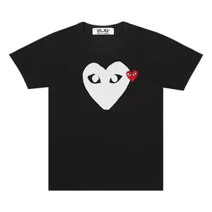 Play Comme Des Garcon Big Heart T-shirt - Black