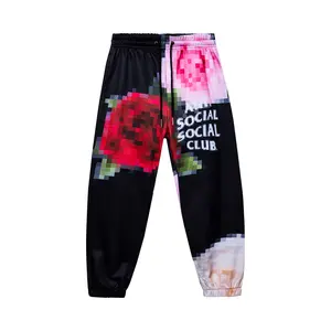 ANTI SOCIAL SOCIAL CLUB Pixelated Rose Print Sweatpants