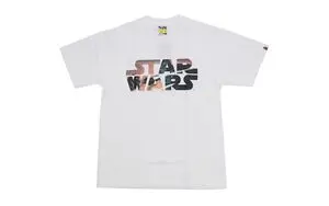 BAPE Star Wars Darth Vader Concept Art Tee Shirt - White