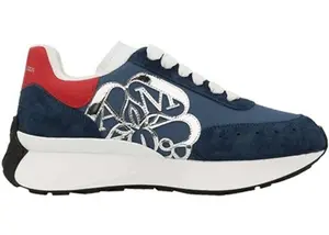 Alexander McQueen Alexander McQueen Sprint Runner Sneakers Navy/white/red
