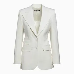 Dolce & Gabbana Single-breasted Jacket In - White