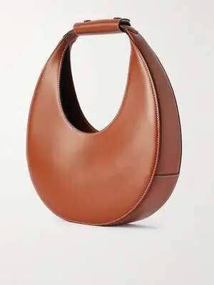Staud Moon Leather Tote - Tan