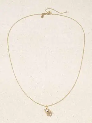 SYDNEY EVAN Hermit Crab Diamond Pendant Necklace