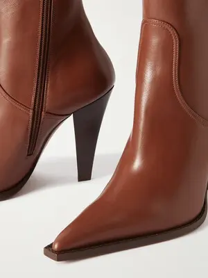 Paris Texas Nadia Lee Cohen Leather Boots - Brown