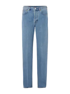 Gucci Low-rise Straight Leg Jeans - Mid Denim