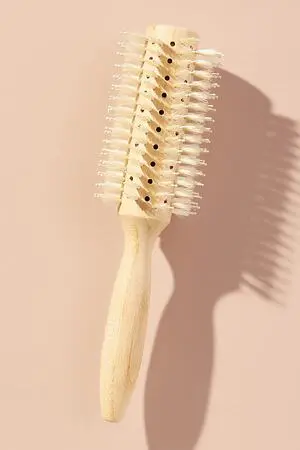 THE HAIR EDIT Sleek Goddess Blow Dry & She Boar Bristle Round Brush - Neutral