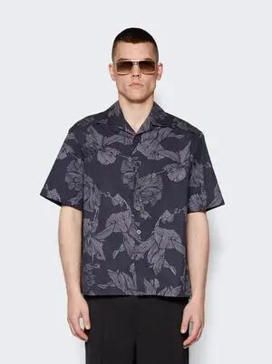 Neil Barrett Bowling Shirt Black And White