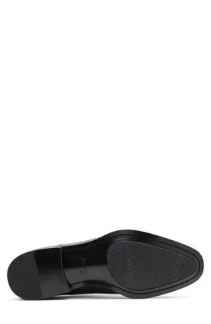 Aldo Buckled Monk Strap Leather Shoe