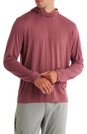 FREE FLY Lightweight Upf 20+ Hoodie - Plum