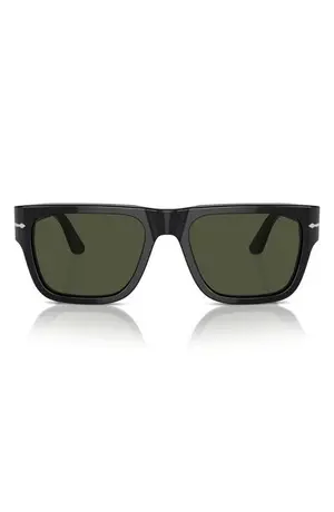 Persol 55mm Square Sunglasses - Black