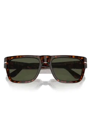 Persol Persol 55mm Square Sunglasses Havana