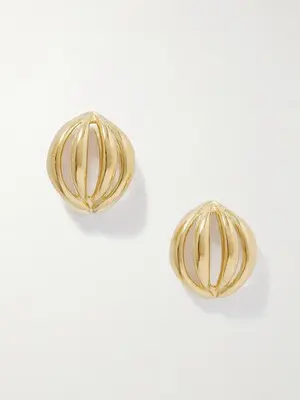 YSSO Flower Bud -plated Earrings