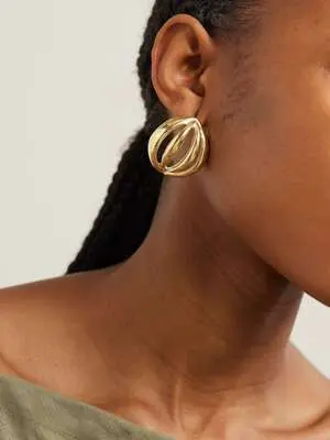 YSSO Flower Bud -plated Earrings