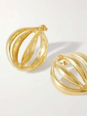 YSSO Flower Bud -plated Earrings