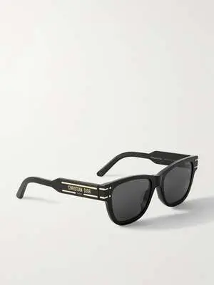 Dior S6u Square-frame Acetate Sunglasses - Black