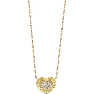 Bony Levy Icon Diamond Heart Pendant Necklace - 18k Yellow Gold
