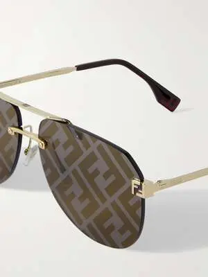 Fendi Sky Aviator-style Sunglasses