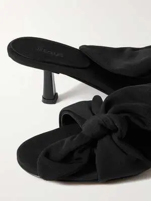 NEOUS Diana Bow-detailed Grosgrain Sandals