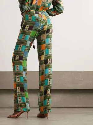 SIEDRES Tara Printed Cotton-blend Pants
