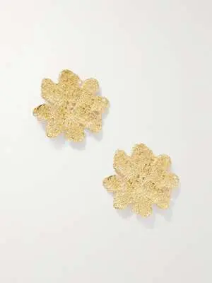 YSSO Anemone -plated Earrings