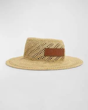 Loewe Ajoure Fisherman Structured Hat - Natural