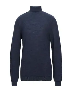 BROOKSFIELD Turtleneck Knit Top - Blue