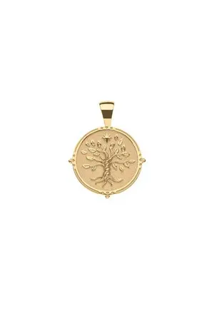 JANE WIN Faith Jw Small Coin Pendant - Gold
