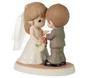 PRECIOUS MOMENTS With This Ring Figurine