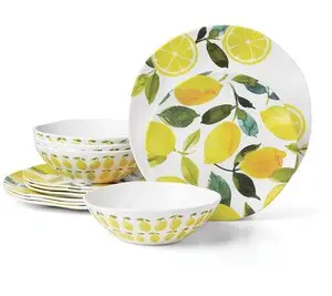 ONEIDA 12-piece Melamine Service For Dinnerware Set - One-color