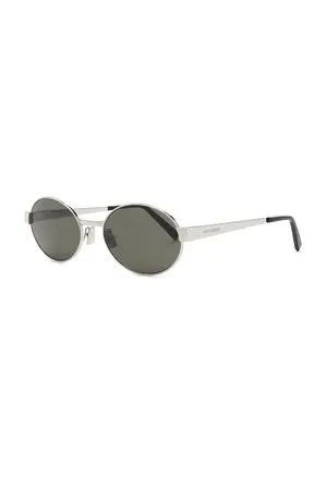 Saint Laurent Sl 692 Sunglasses - Silver & Grey