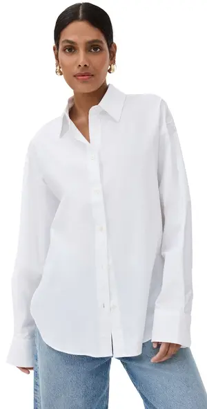Sold Out NYC Collared Button-up Shirt - White