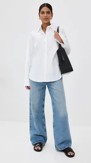 Sold Out NYC Collared Button-up Shirt - White