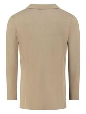 LARDINI Single-breasted Blazer With Brooch