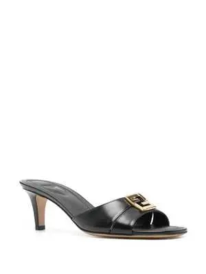 Fendi Ffold 55mm Leather Mules