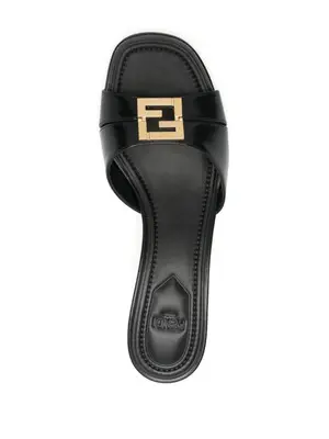 Fendi Ffold 55mm Leather Mules