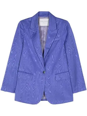 FORTE_FORTE Moire-effect Blazer
