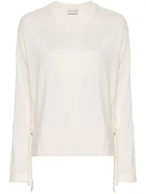 Moncler Fine-knit Panelled Jumper