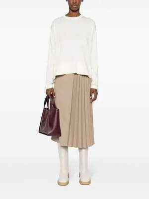 Moncler Fine-knit Panelled Jumper