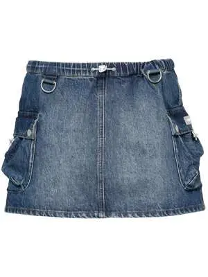 Coperni Denim Cargo Mini Skirt