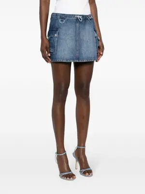 Coperni Denim Cargo Mini Skirt