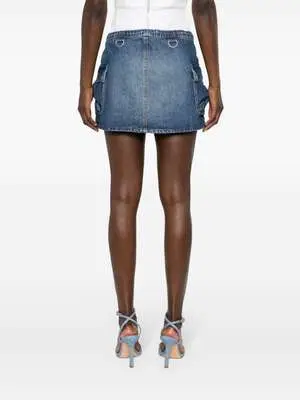 Coperni Denim Cargo Mini Skirt