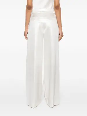 Chloé Wide-leg Silk Trousers