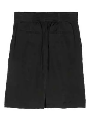 Saint Laurent Twill-weave Mini Skirt - Black