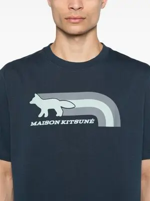 Maison Kitsuné Fox-motif Cotton T-shirt