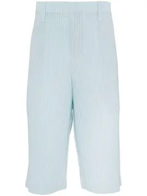 Issey Miyake Plissé Satin Shorts