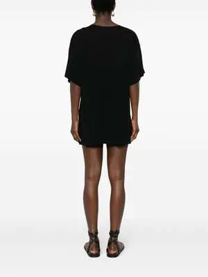 P.a.r.o.s.h Pussy-bow Knitted Top - Black