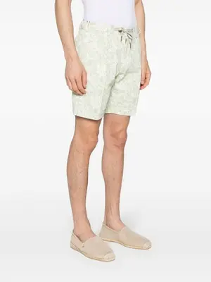 DELL'OGLIO Floral-print Bermuda Shorts