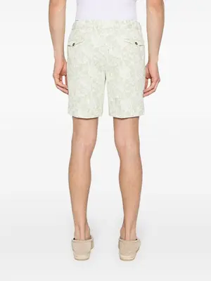 DELL'OGLIO Floral-print Bermuda Shorts